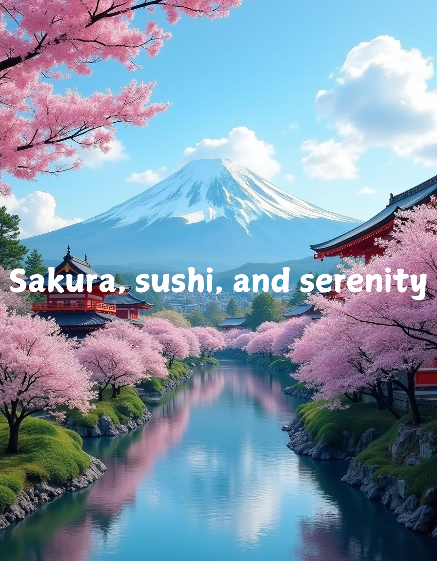 Japan – Sakura, Sushi & Serenity – Drag pixels